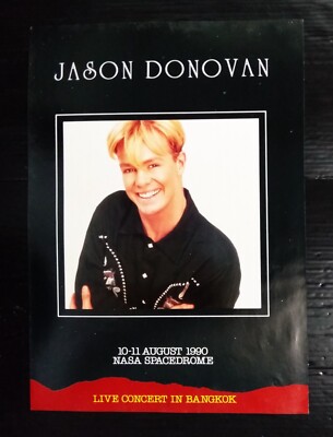Jason Donovan 7 Up VINTAGE THAILAND ONLY 1 COLOR PAGE MEGA RARE!!! | eBay