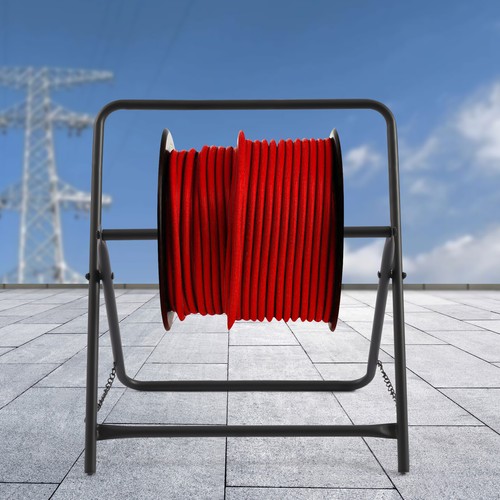 Foldable Wire Spool Rack Cable Caddy Wire Spool Dispenser Cable Holder ...