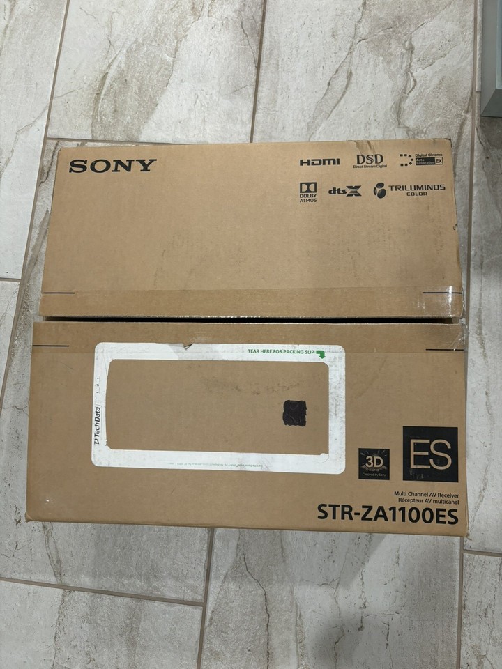 NEW Sony STR-ZA1100ES 100 Watt 7.2 Channel 4k AV Receiver - Black Open ...