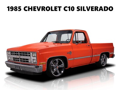1985 Chevrolet C10 Silverado Pickup Truck New Metal Sign: Hot Rod Look ...