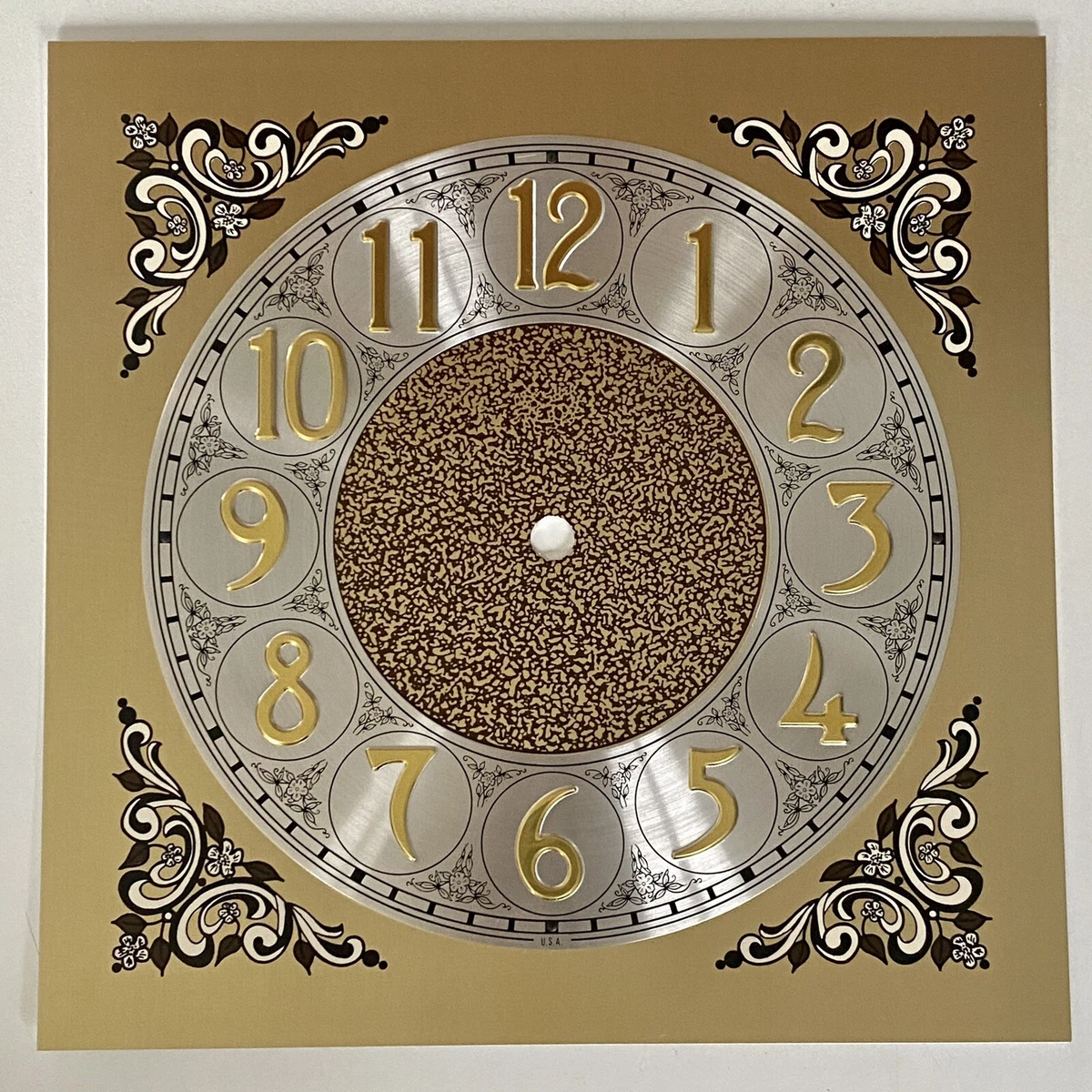 Grandfather Clock Face Plate