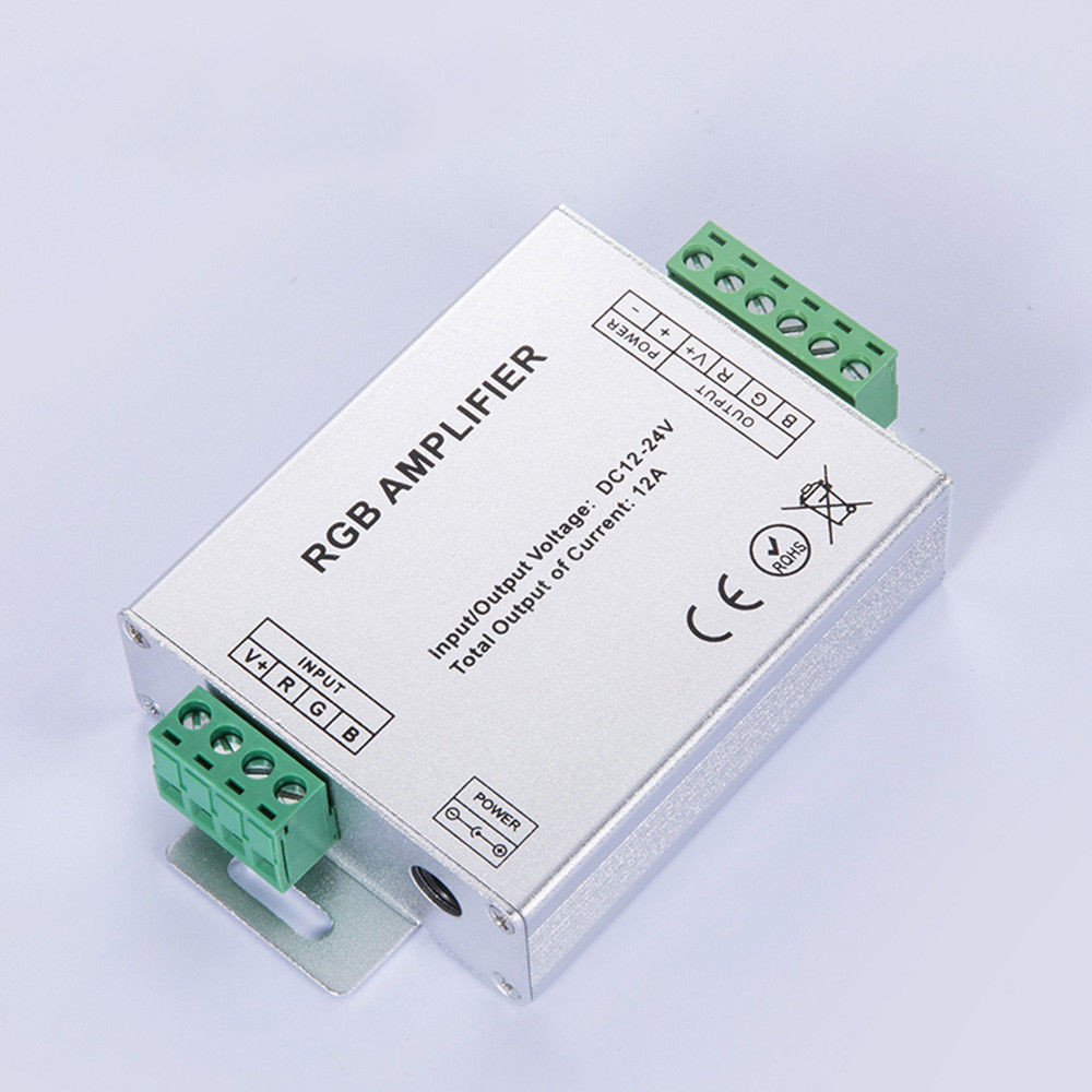 RGBW Amplifier LED strip RGB Repeater Controller signal transmission ...