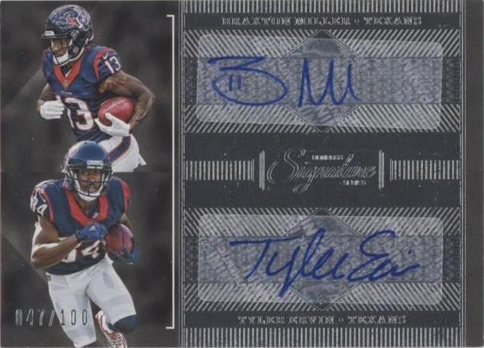 2016 Panini Donruss Signature Series - Signatures Pairs Braxton Miller ...
