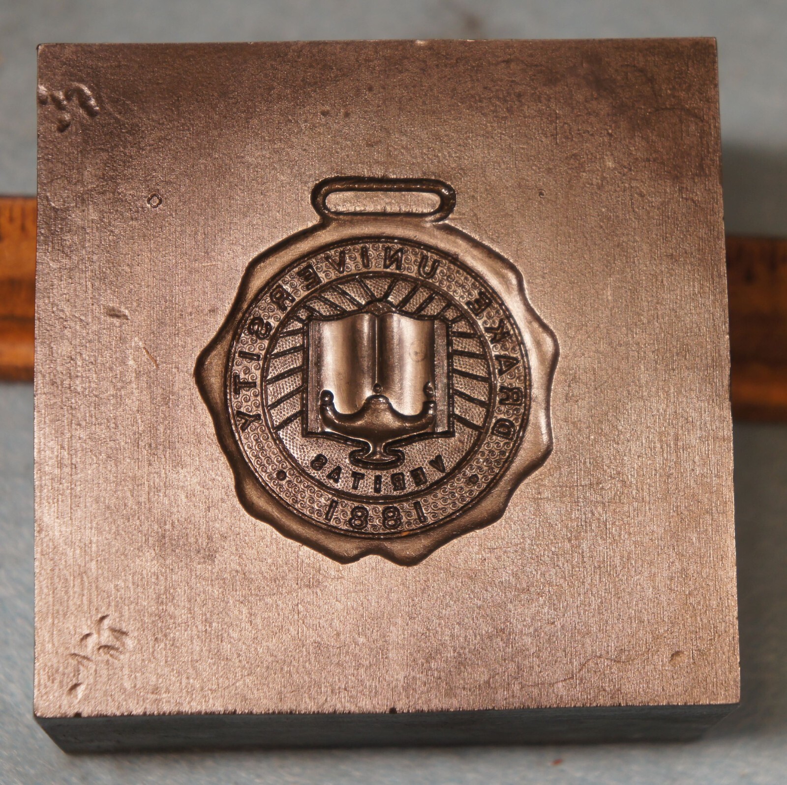 1910 DRAKE UNIVERSITY Watch Fob STEEL STAMPING DIE Robbins RB148 | eBay