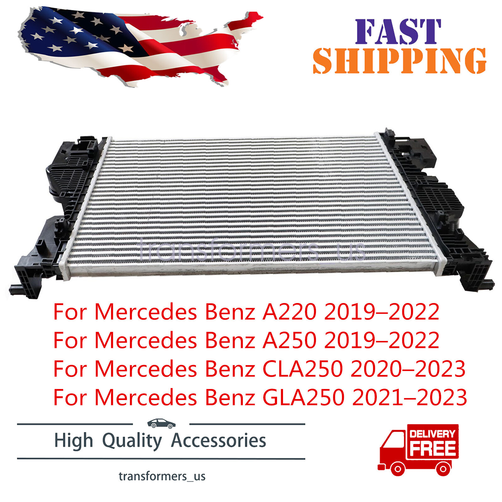 NEW For Mercedes Benz A220 A250 CLA250 GLA250 118 177 247 Intercooler ...