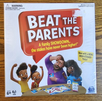 Beat The Parents Family Board Game - Brand New / Sealed Spin Master ...