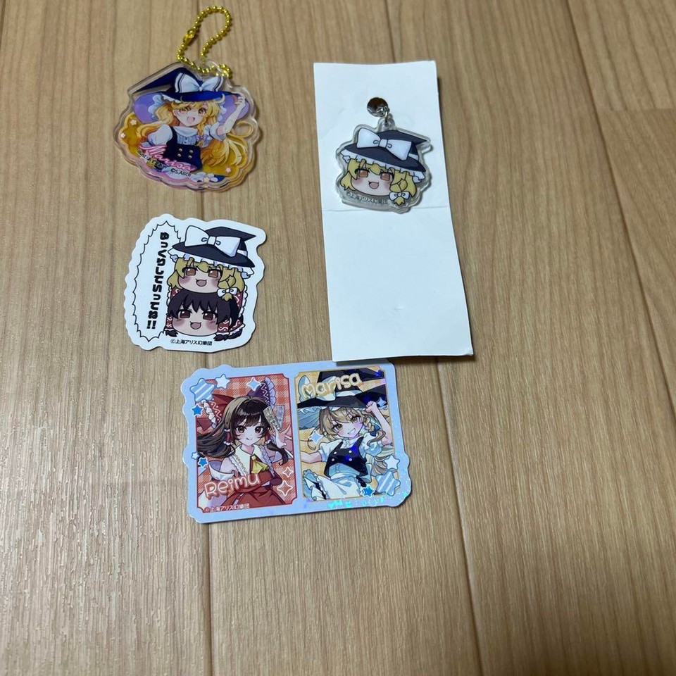 Touhou Project Marisa Kirisame Merchandise Bundle - Coasters, Stickers ...