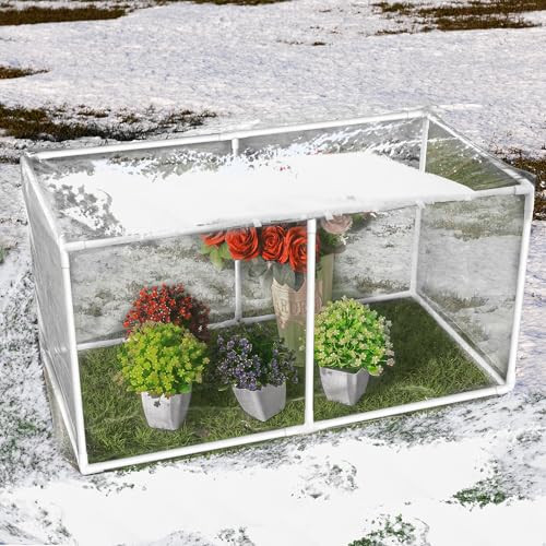 Detachable Mini Greenhouse Indoor/Outdoor, Durable PVC Pipe Frame and ...