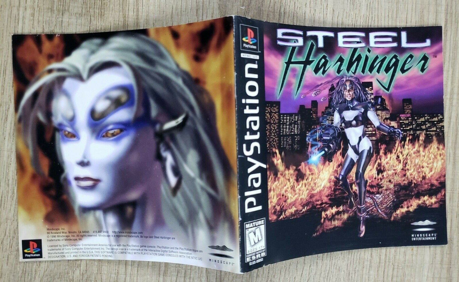 COVER AND MANUAL ONLY - NO GAME - STEEL HARBINGER - PLAYSTATION | eBay