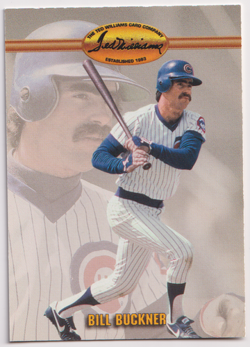 1993 Ted Williams #20 Bill Buckner Chicago Cubs | eBay