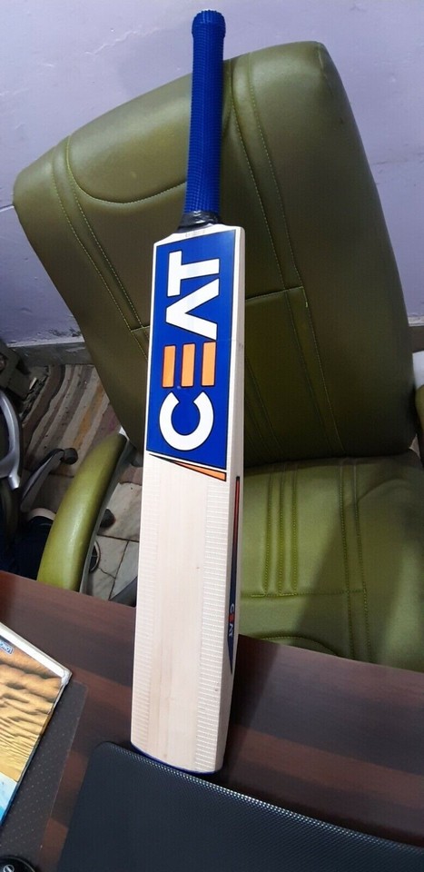 ENGLISH WILLOW CRICKET BAT BIG 40-45mm THICK EDGES CRICKET BAT (Nature ...
