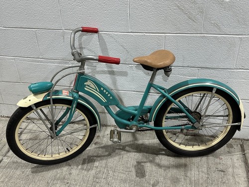 20” Vintage 1954 HUFFY Model 67 Super Deluxe CONVERTIBLE Girls’ Bike ...