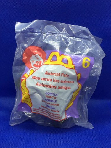 Amazing Pals McDonalds Happy Meal Toy #6 Gorilla Toy Plush Vintage 1997 ...