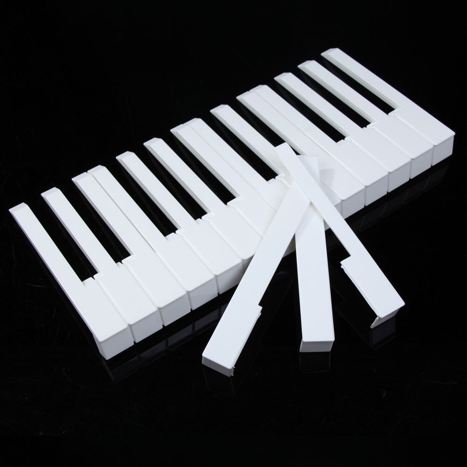 52pcs DIY Pianos Keytop Parts Piano Repair Key Set Replacement Piano ...