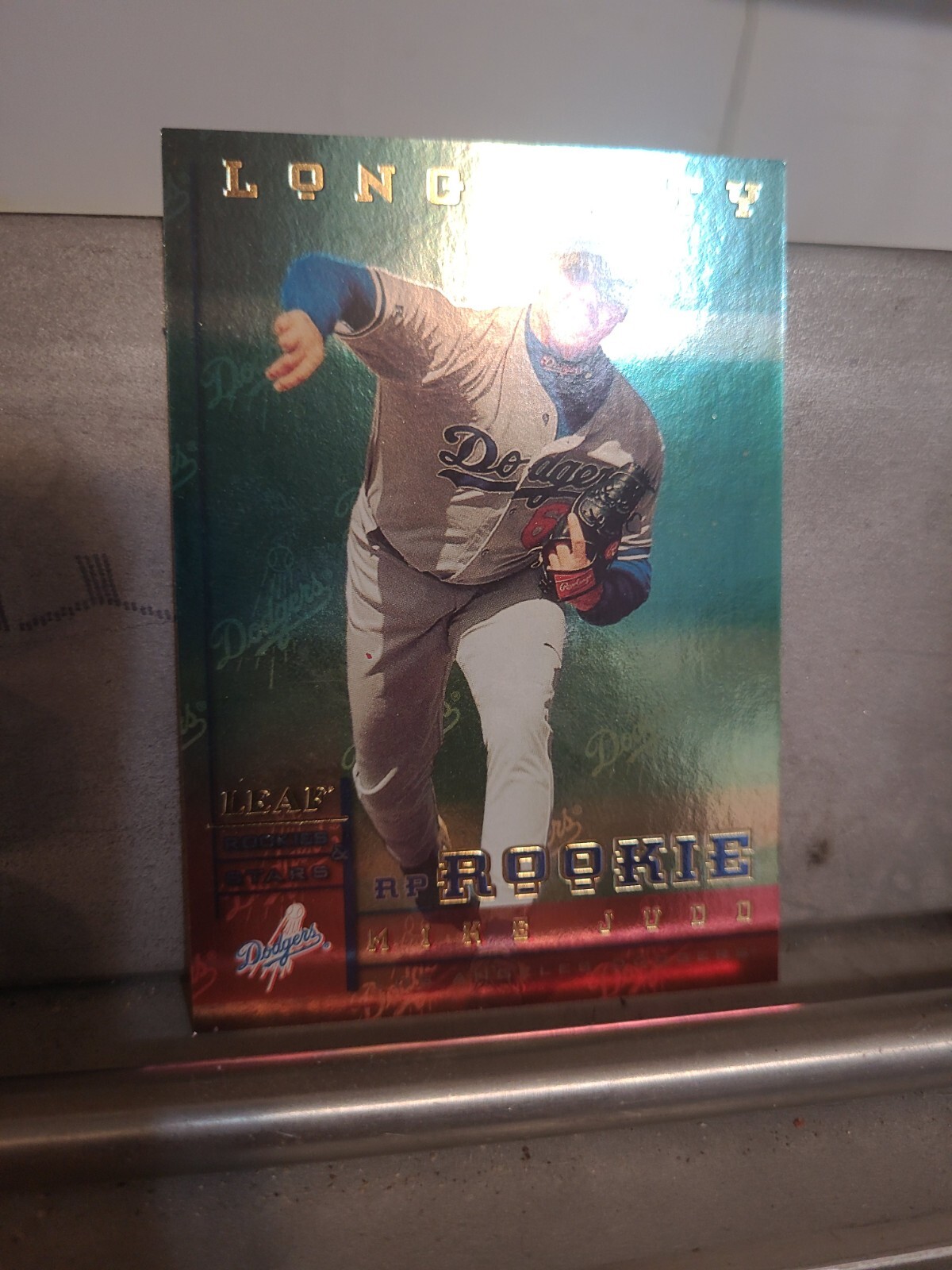 1998 Leaf Rookies and Stars Longevity #221 Mike Judd Dodgers #/50 holo ...
