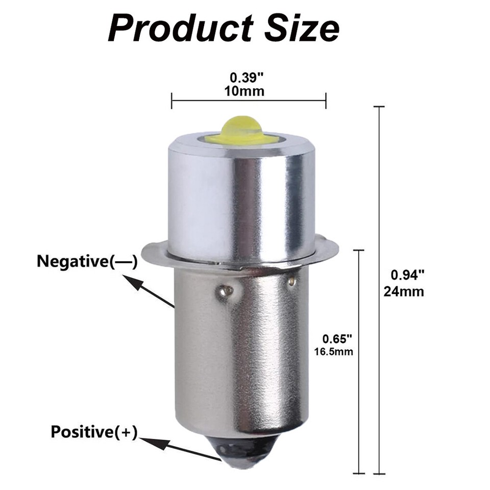 4 Pack 18 VOLT Flashlight Replacement Xenon LED Bulb 18v for RYOBI ONE+ ...