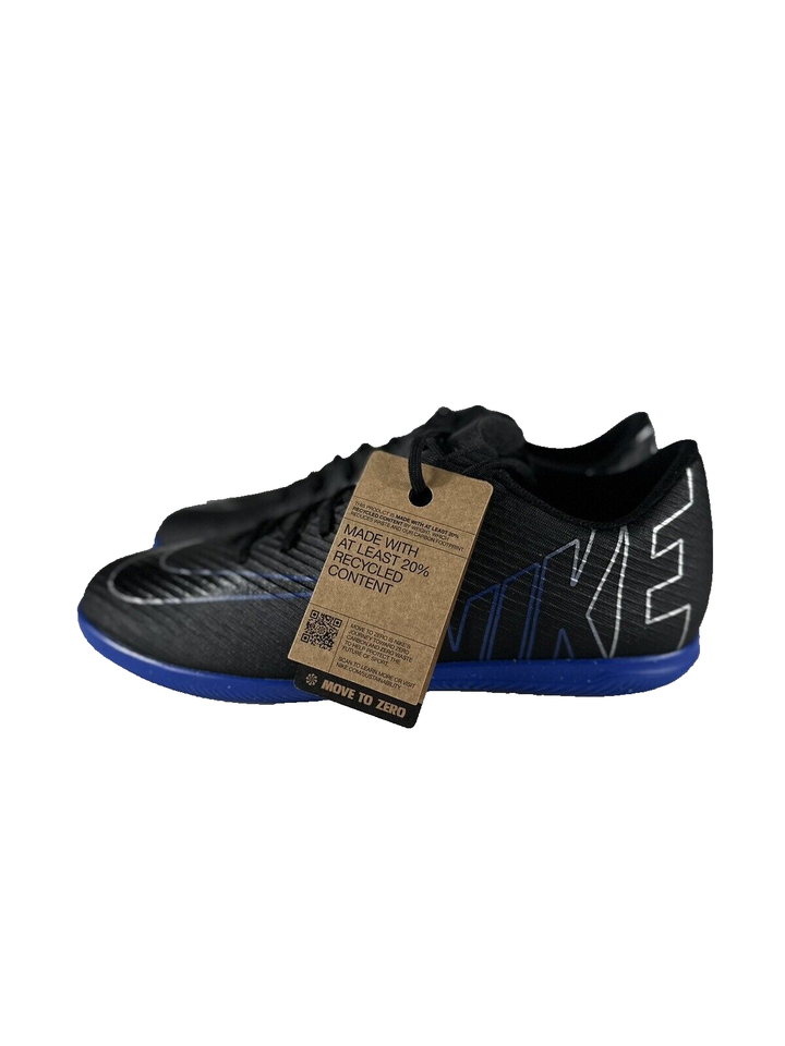 Nike Men's Mercurial Vapor 15 Club Indoor Soccer Shoes Black Blue ...