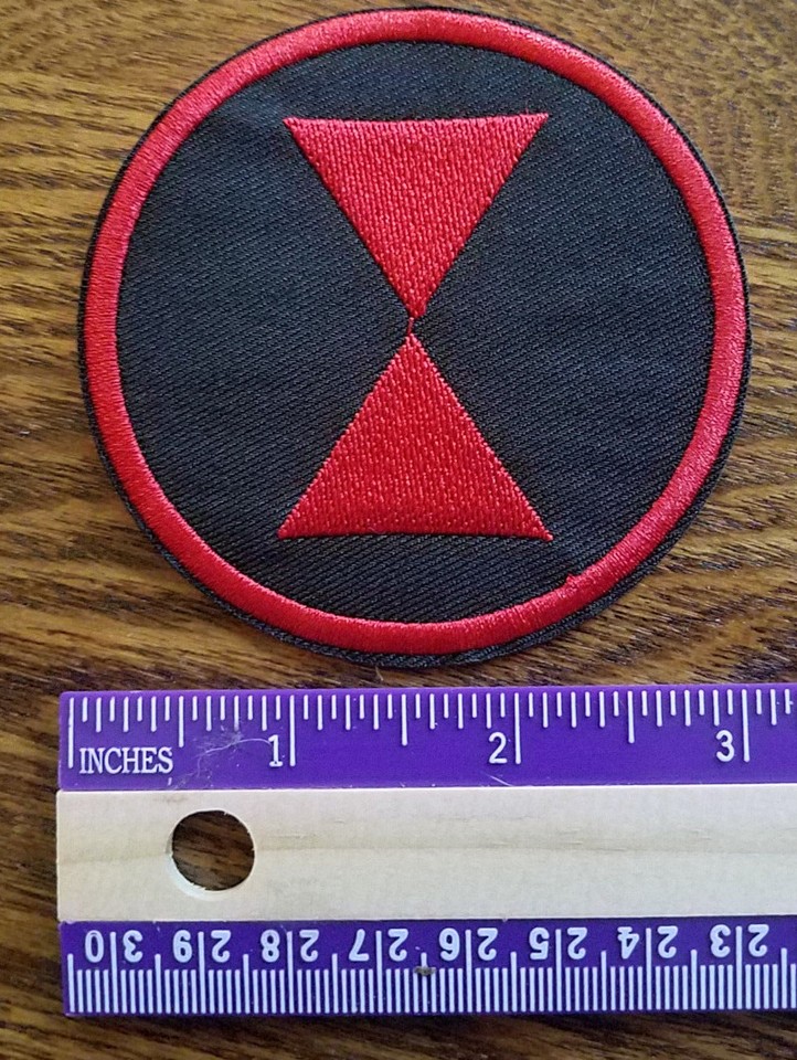 Avengers Black Widows Symbol Patch 3 inches wide | eBay