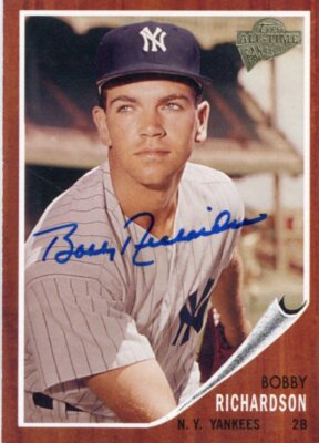 2003 Topps ATFF Archives - BOBBY RICHARDSON - Hand Signed Autograph ...