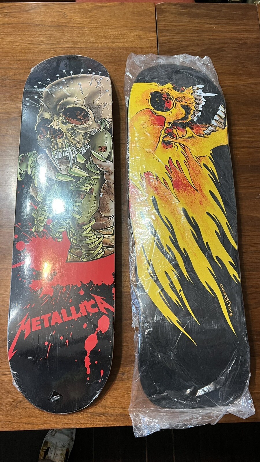 Metallica Pushead Skateboard Deck Lot New | eBay