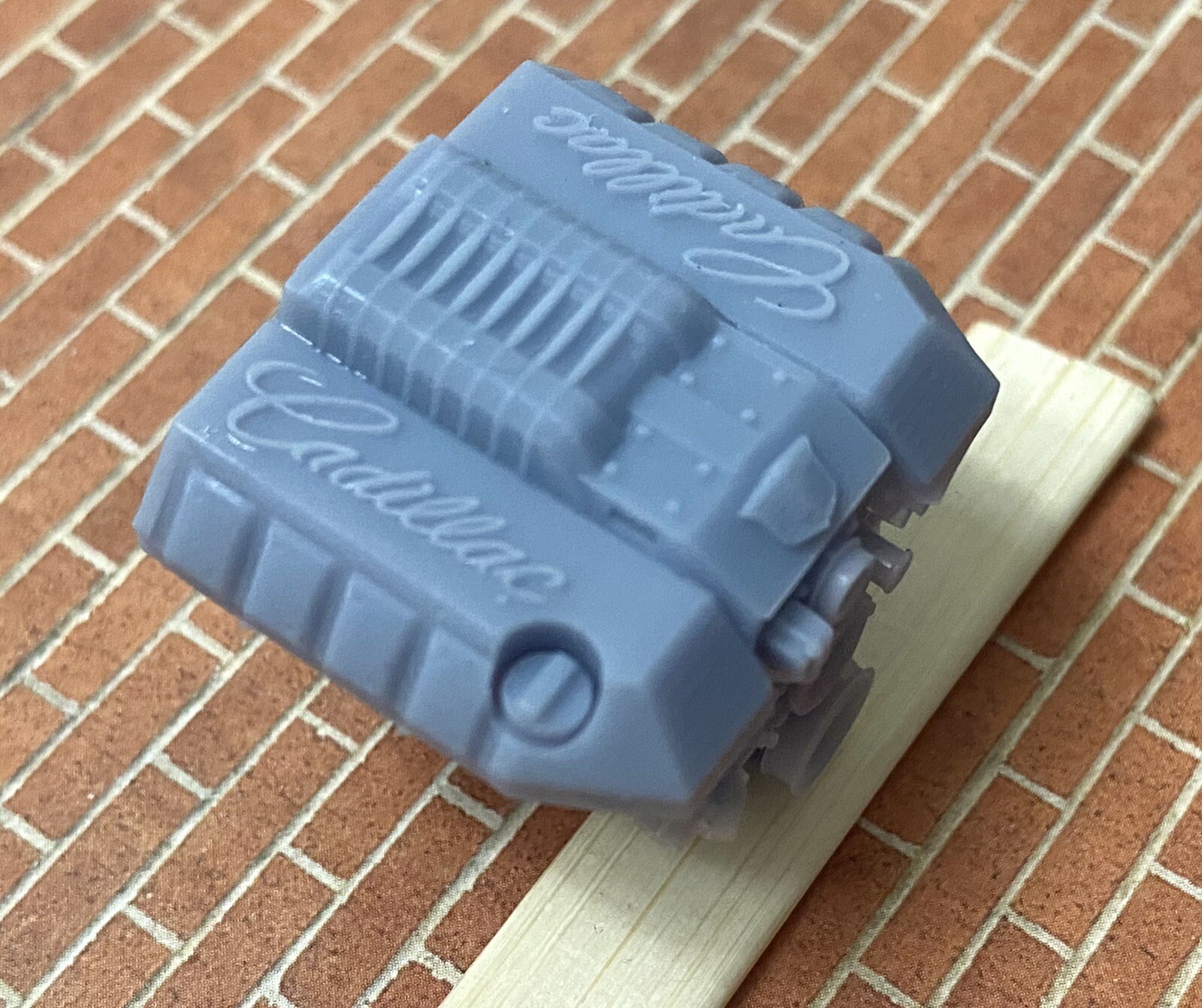 Resin Custom Cadillac LSA engine, Supercharged, for scale model cars, 1 ...