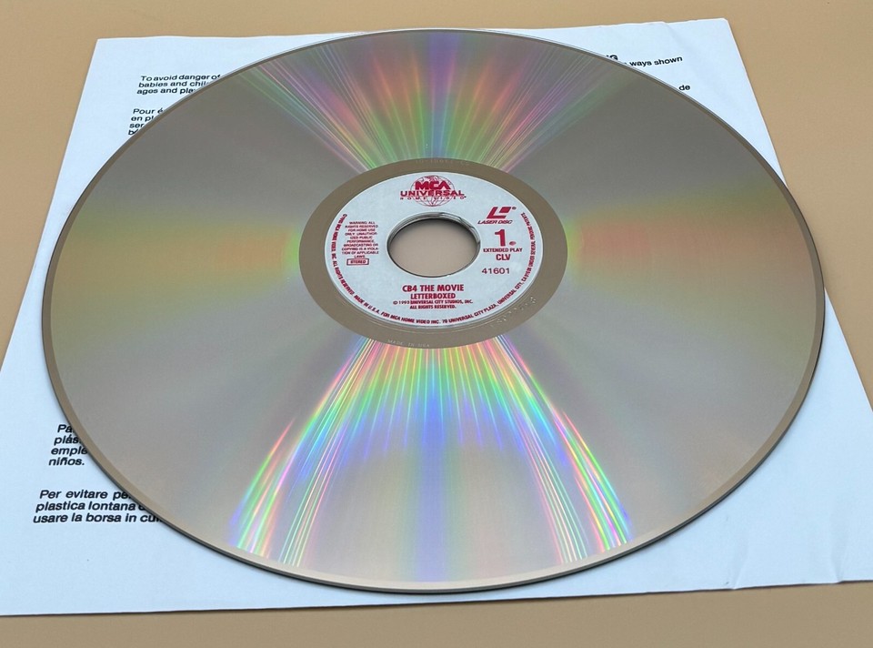 CB4 (1993) MCA/Universal Letterboxed LaserDisc Chris Rock Charlie ...