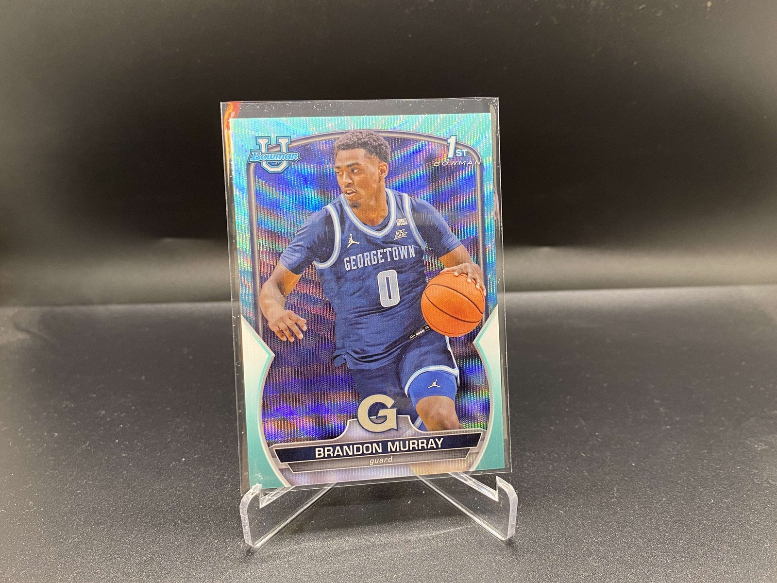Brandon Murray 2022-23 Bowman U Chrome Aqua Wave #40 /299 Georgetown | eBay