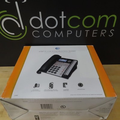 AT&T 1040 4-Line Phone Small Business System Compatible 1040 Analog ...