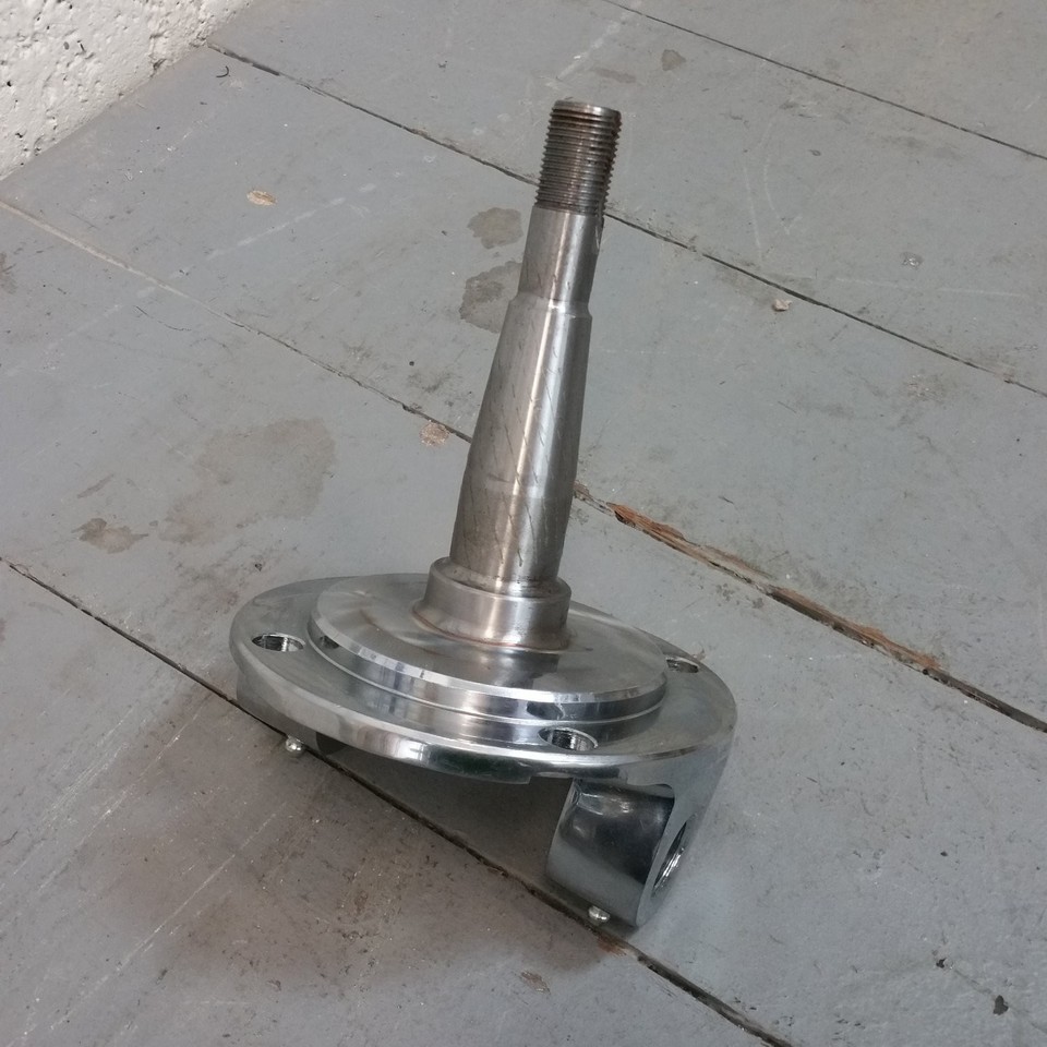 1928-1948 32 FORD CHROME Solid Axle Brake SPINDLES HOt rOD STREET rat ...