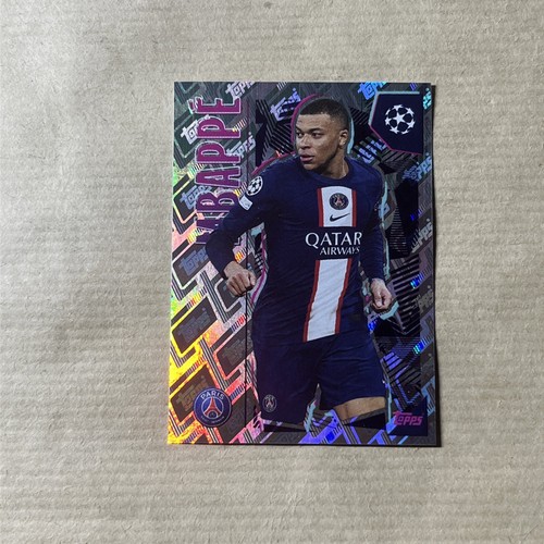 12 MBAPPÉ PARIS PSG TOPPS UEFA CHAMPIONS LEAGUE 2022-23 2023 STICKER ...