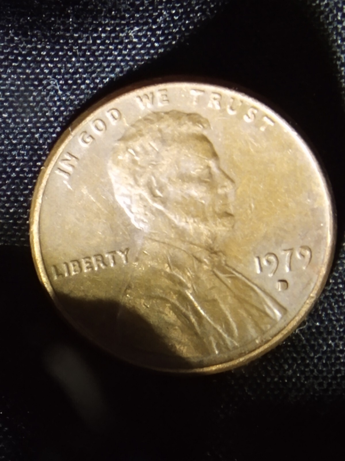 United States 1 Cent Error Coin Lincoln Memorial Penny 1979 D (SOLID D ...