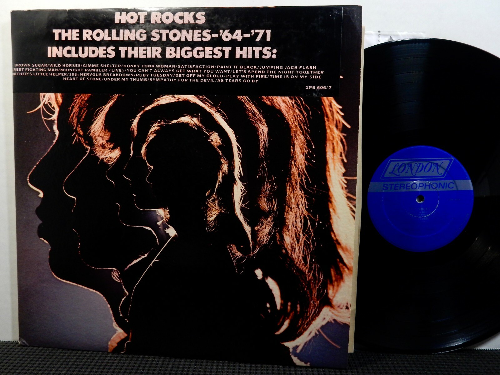 THE ROLLING STONES ’64-’71 Hot Rocks LP LONDON 2PS 606 STEREO 211 ...