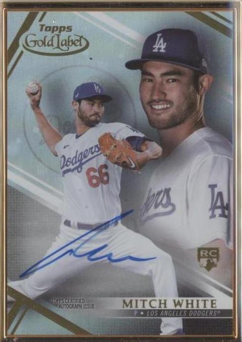 2021 Topps Gold Label - Framed Autographs Mitchell White #FA-MW (AU, RC ...