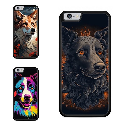 Dustproof Case pop art Border Collie For Samsung S10 S20 A21 S22 S23 ...