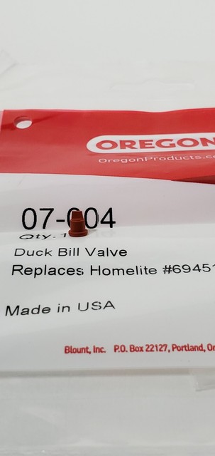 Oregon OEM 07-004 Duck Bill Valve Homelite 747 for sale online | eBay