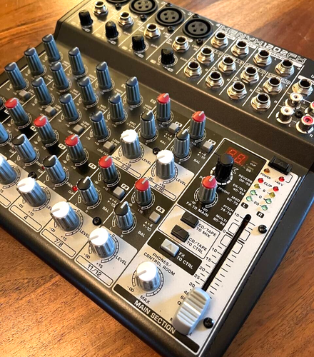 Behringer XENYX 1202FX 12 CH Mixer w/ FX + OEM Power Supply - Tested ...