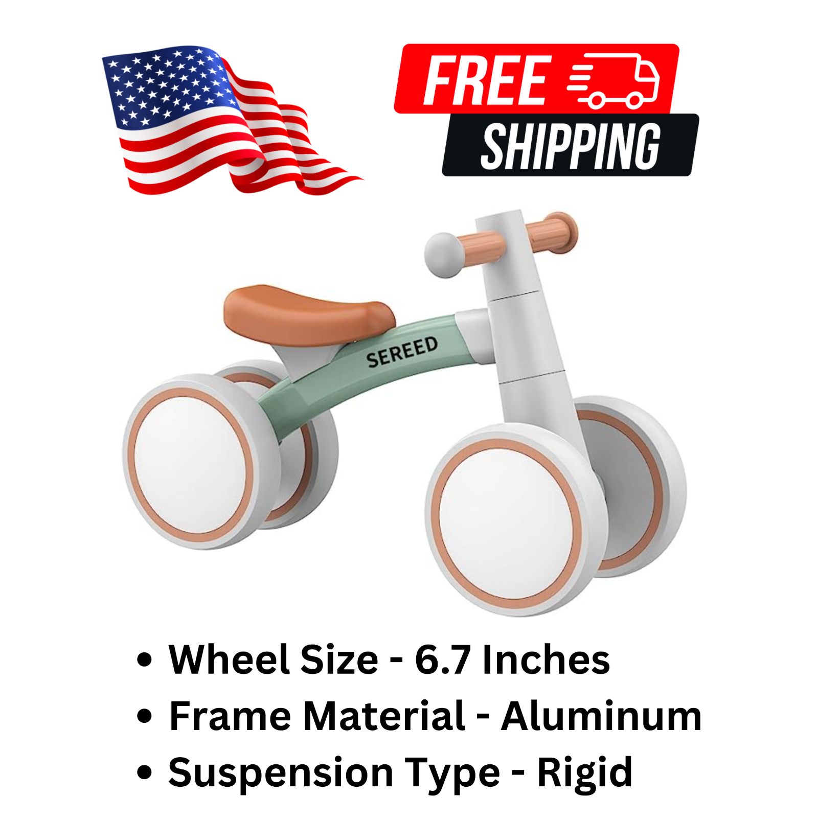 SEREED Baby Balance Bike for 1 Year Old Boys Girls 12-24 Month Toddler ...