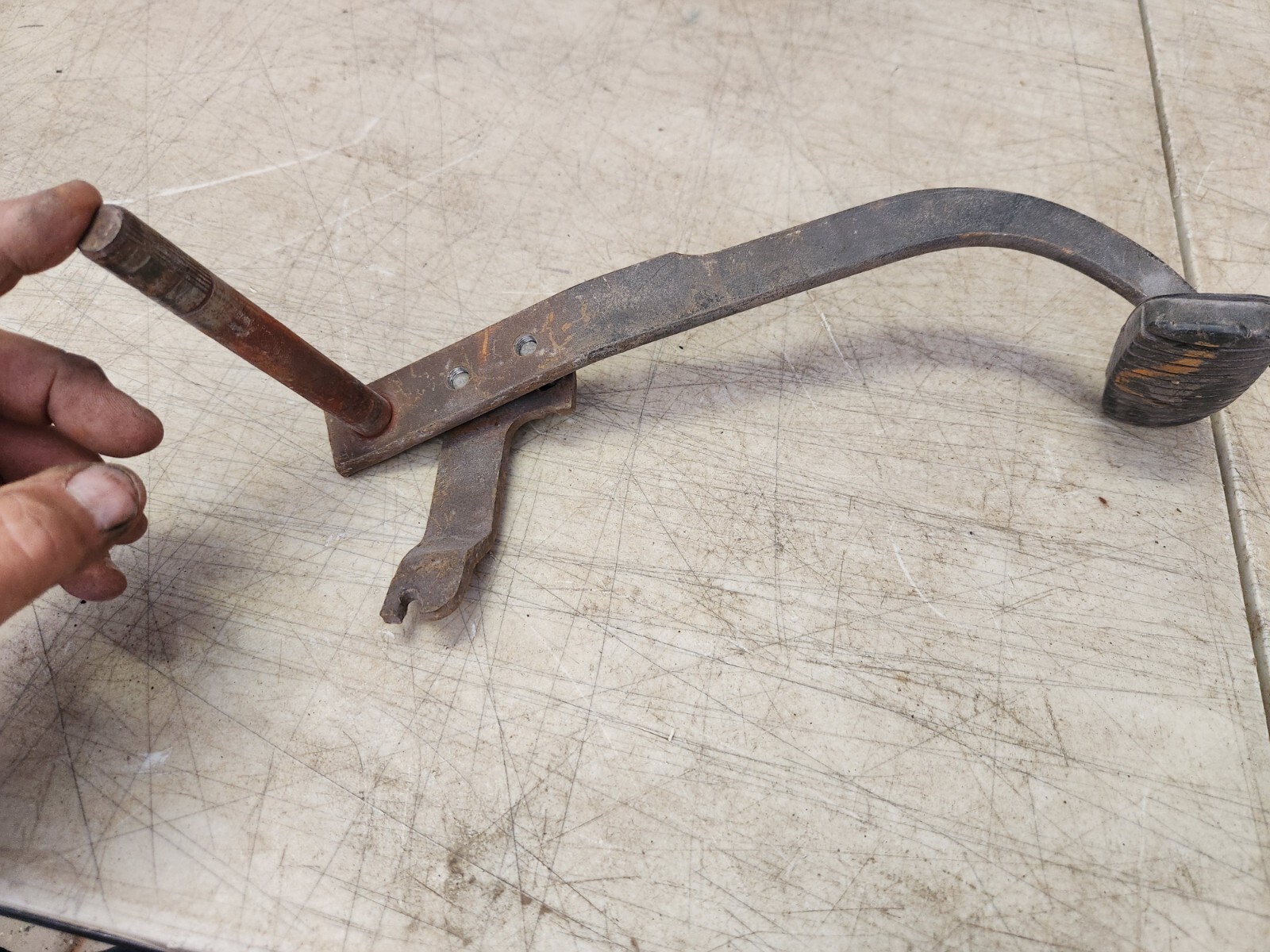 1955 1956 1957 Chevrolet Clutch Pedal With Return Spring Bracket OEM ...