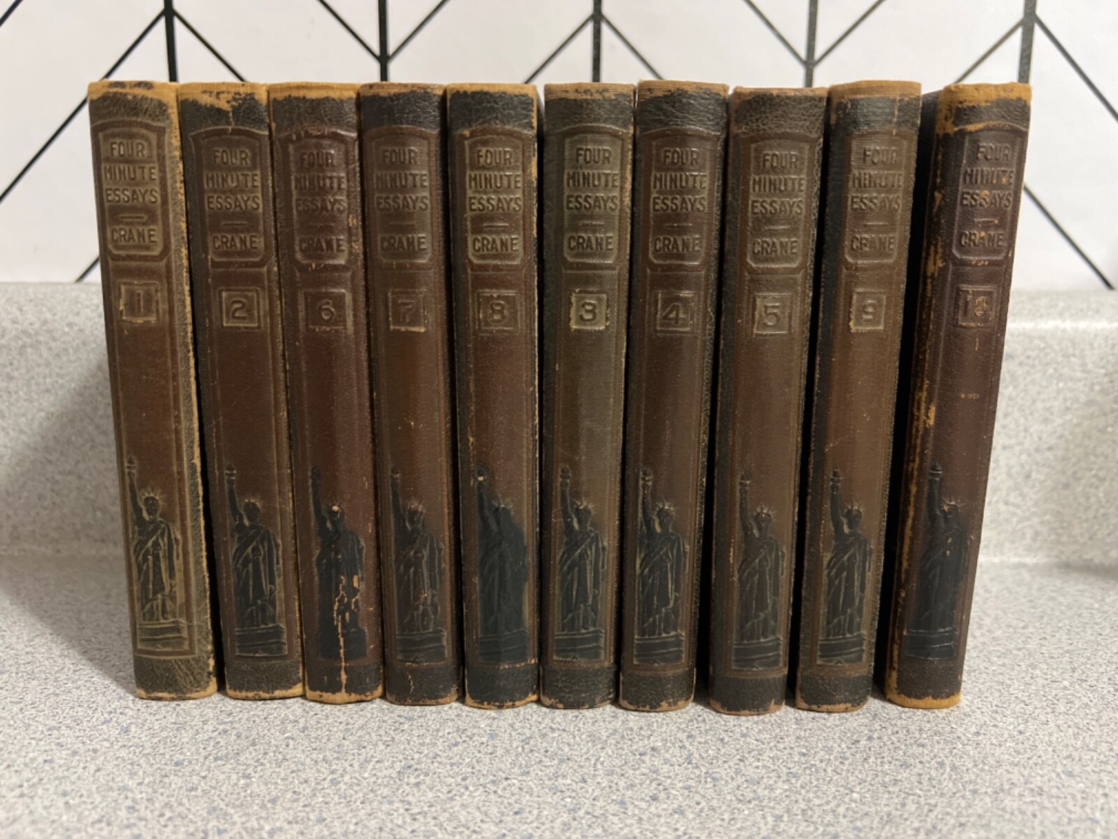 Rare Vintage 1919 Four Minute Essays by Dr Frank Crane Book Set Vol 1 ...