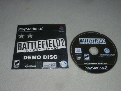 PLAYSTATION PS2 VIDEO GAME BATTLEFIELD MODERN COMBAT 2 DEMO DISC EA ...
