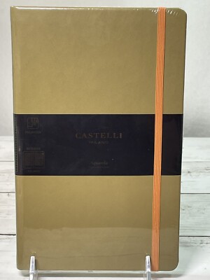 Castelli Milano "Squared" Notebook Journal Hardcover 5.25"x8.5" Green ...