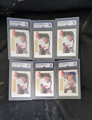 (6) Graded 💎 Mint 10 1996-97 Upper Deck rookie JOE THORNTON PATRICK ...