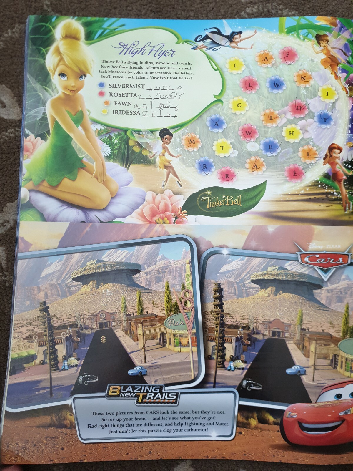 DISNEY ON ICE PROGRAM BOOK LITTLE MERMAID / TOY STORY / CARS ...