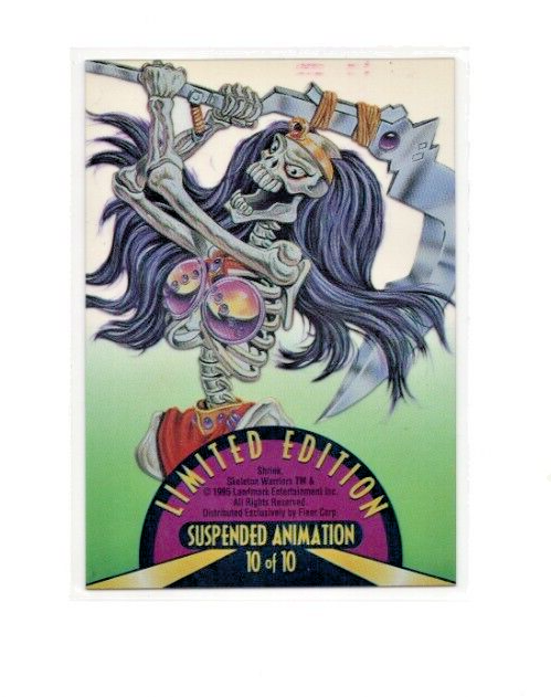 1995 Fleer Ultra Skeleton Warriors Suspended Animation #10 - Shriek | eBay