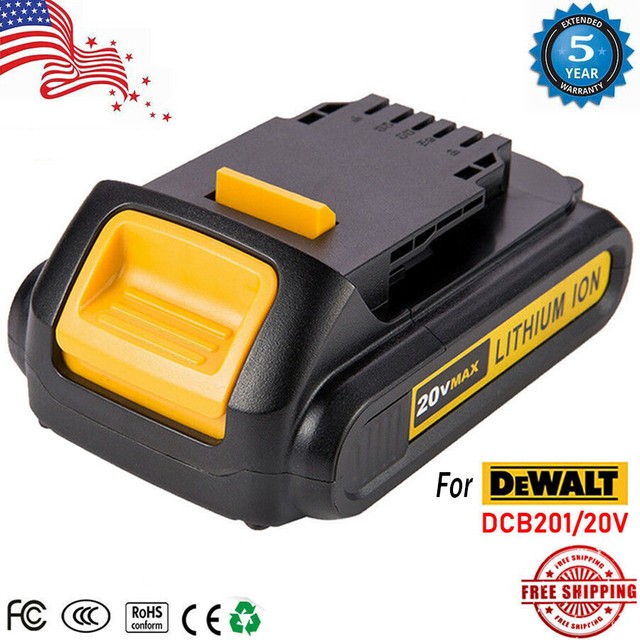 DEWALT DCB201 20V MAX 1.5 Ah Lithium-Ion Battery for sale online | eBay