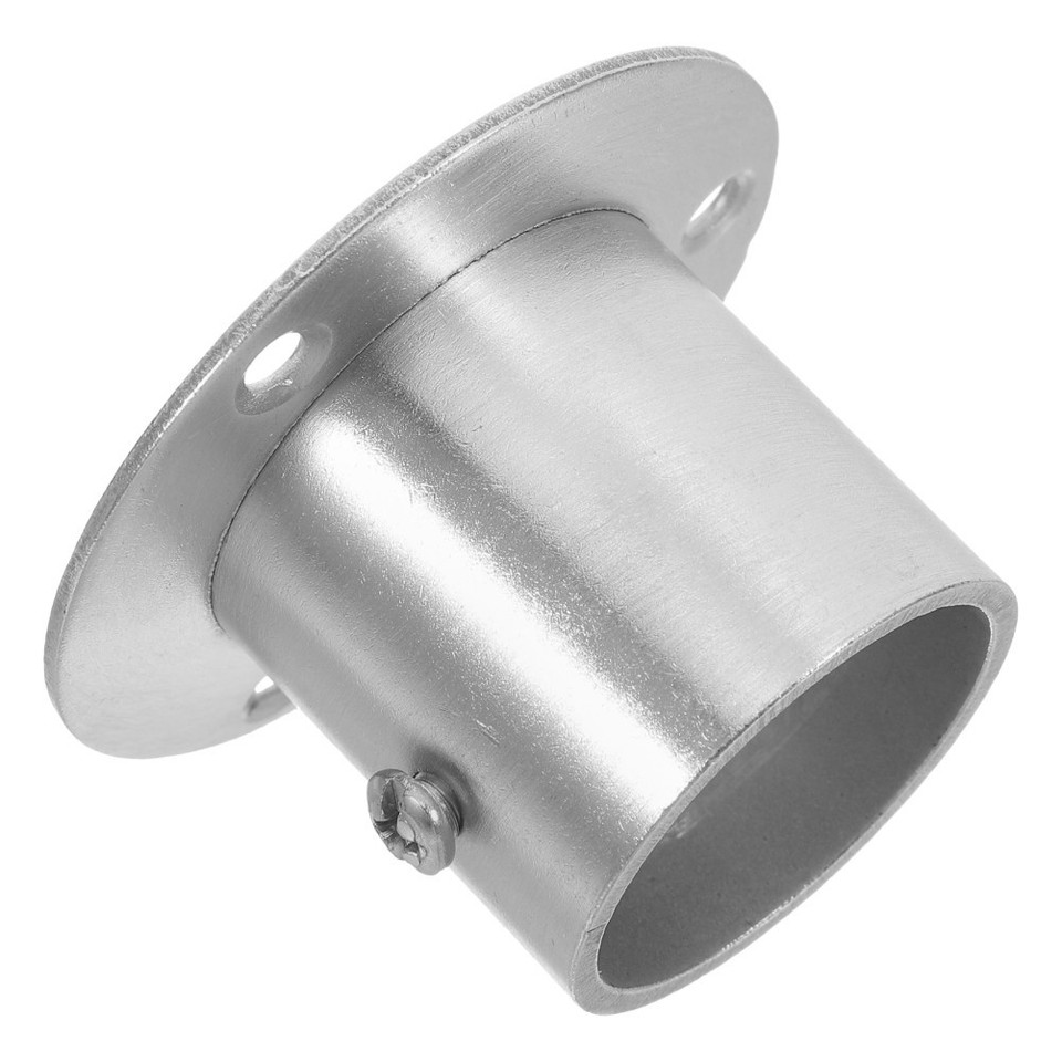 Heavy Duty Clothes Rod Bracket Stainless Steel Flange Holder Closet ...