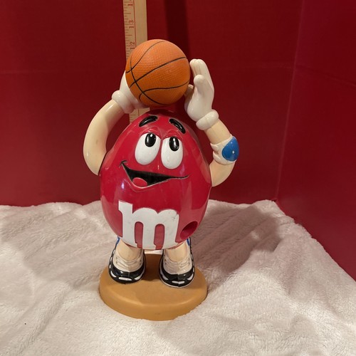 Vintage M&M's Collectible Rare Red. Playing/Shooting Basketball Candy ...