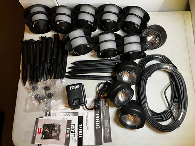 NOS NOB Toro Low Voltage Outdoor Lighting Kit 8 Walk 4 Flood Lights ...