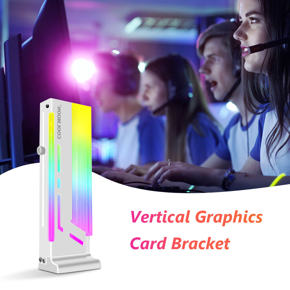 CM-GH2 Graphics Card Bracket Vertical 5V ARGB GPU Holder (White) | eBay