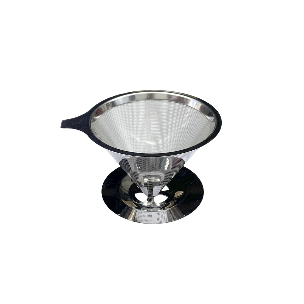 AU Cone Pour Over Coffee Filter Dripper Double-layer Filter Screen ...